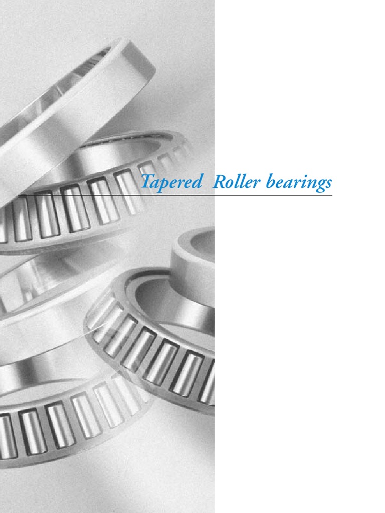 Tapered Roller Bearings Index Guide | PDF | Bearing (Mechanical ...