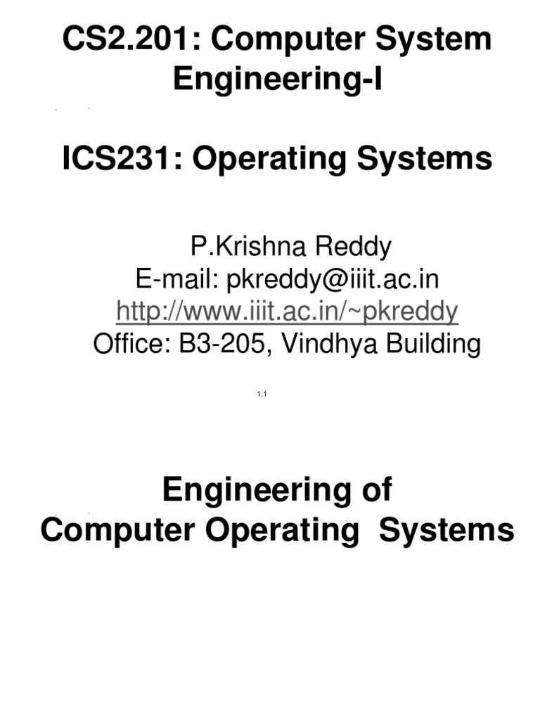 2019-Course Ovderview and Background | Download Free PDF | Operating System | Computer Program