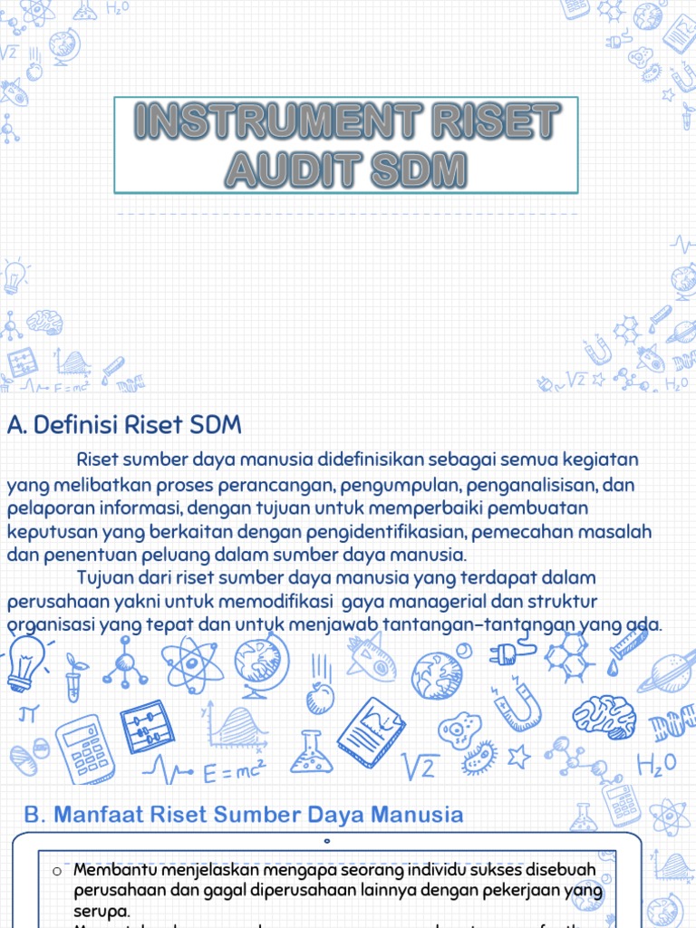 Instrumen Riset Audit SDM | PDF