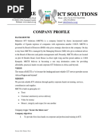 ICT Company Profile Sample | PDF | Social Media Marketing | Search ...