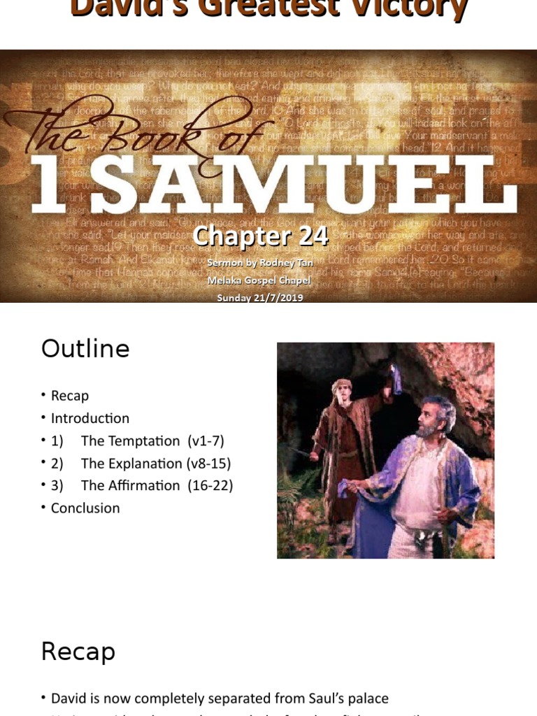 1 Samuel 24 | PDF | David | Saul