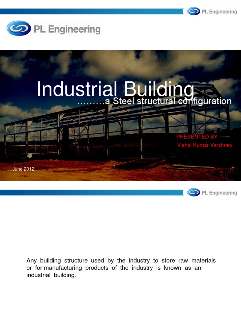 Industrial Building: A Steel Structural Configuration | PDF | Crane ...