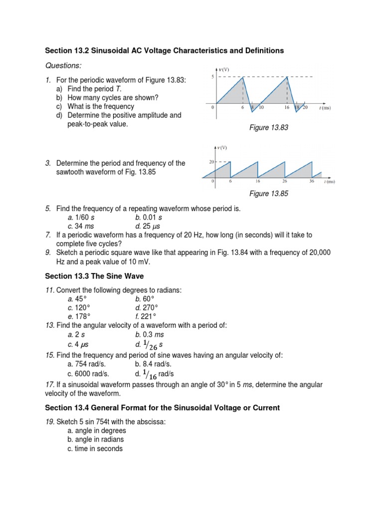 Electrical Circuits 2 Assignment | PDF | Phase (Waves) | Root Mean Square