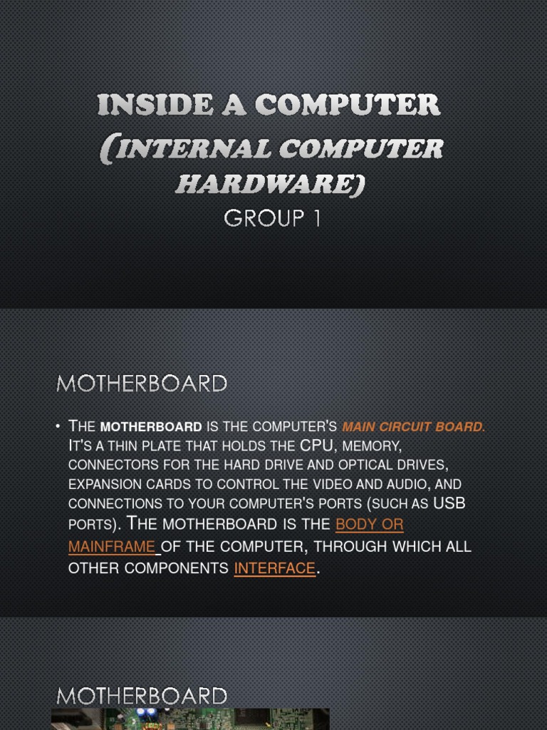 Internal Hardware | PDF | Computer Hardware | Random Access Memory Internal Hardware | PDF | Computer Hardware | Random Access Memory