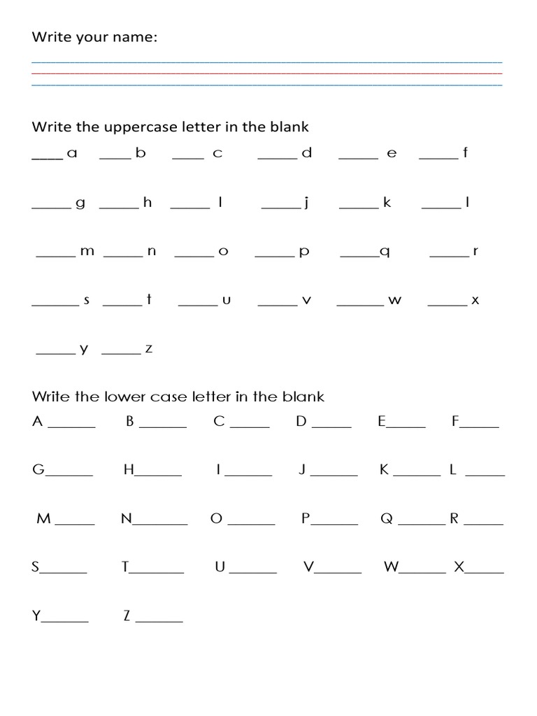 Entrance Test For Grade 1 | PDF