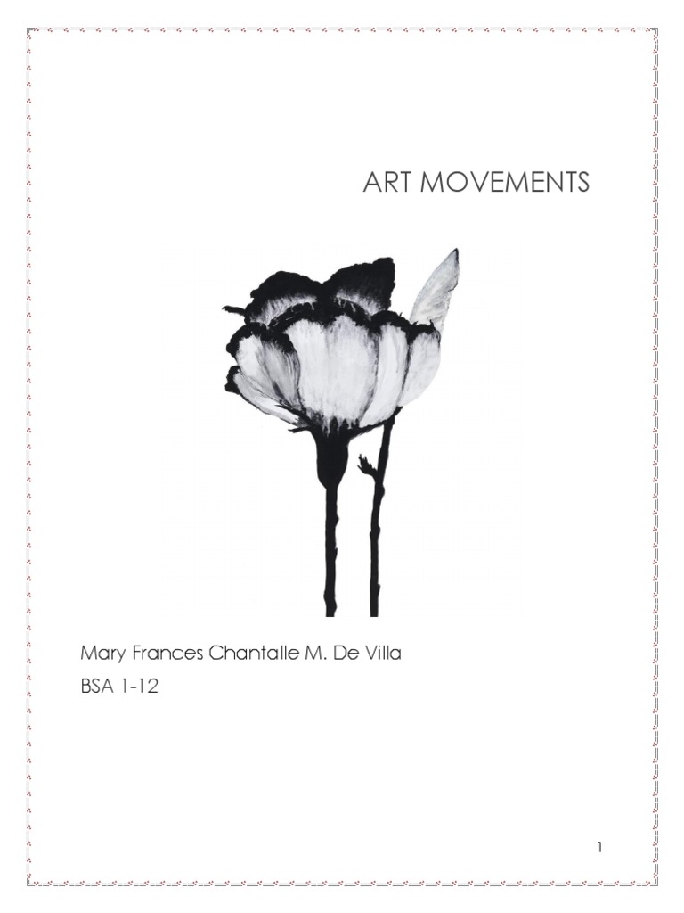 Art Movements and Styles Explained | PDF | Realism (Arts) | Leonardo Da ...