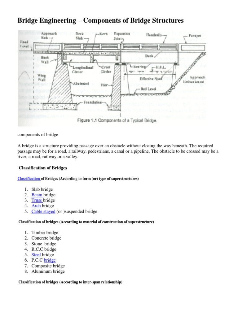 Components of Bridge Structures | PDF | Computers