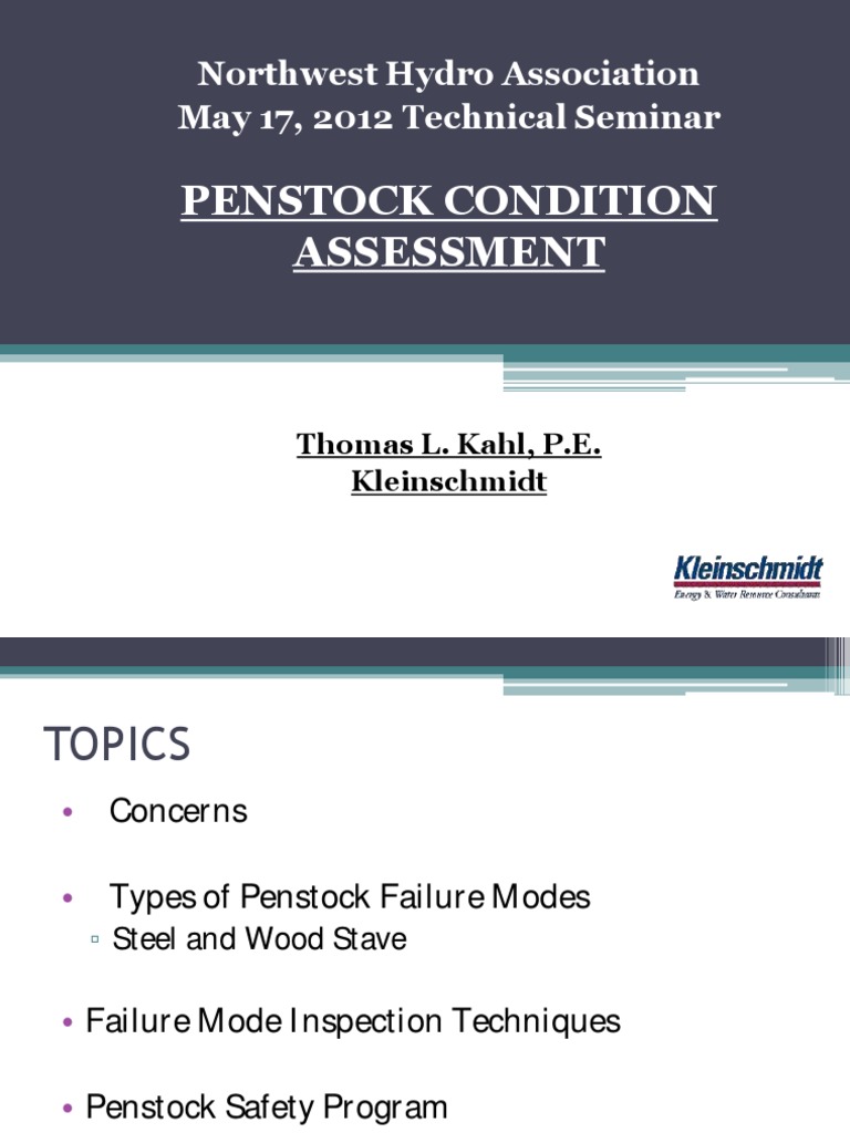 Thomas Kahl - Penstock Condition Assessment PDF | PDF | Buckling ...