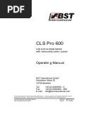 Product Sheet - CLS Pro 600 (En) | PDF | Image Scanner | Sensor