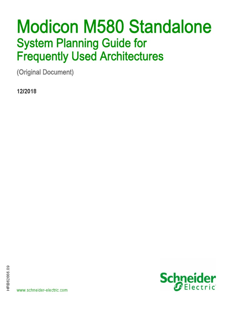 Modicon M580 Standalone System Planning Guide PDF | PDF | Software ...