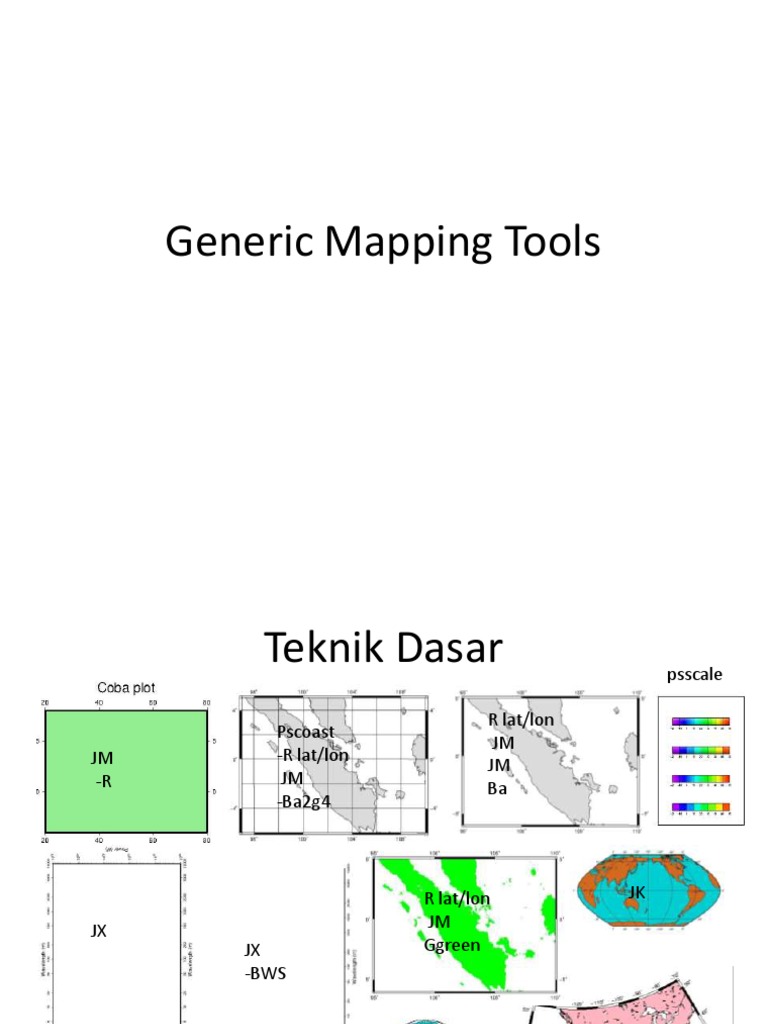 Generic Mapping Tools | PDF