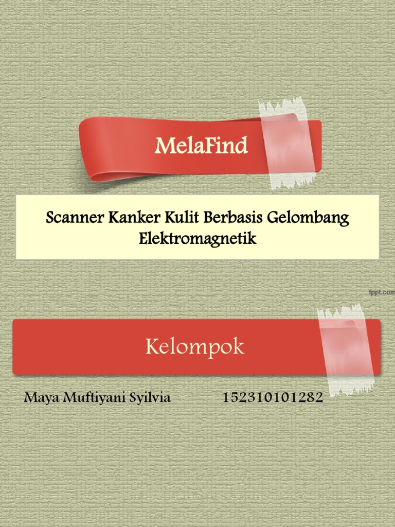 MelaFind: Scanner Kanker Kulit Efisien | PDF