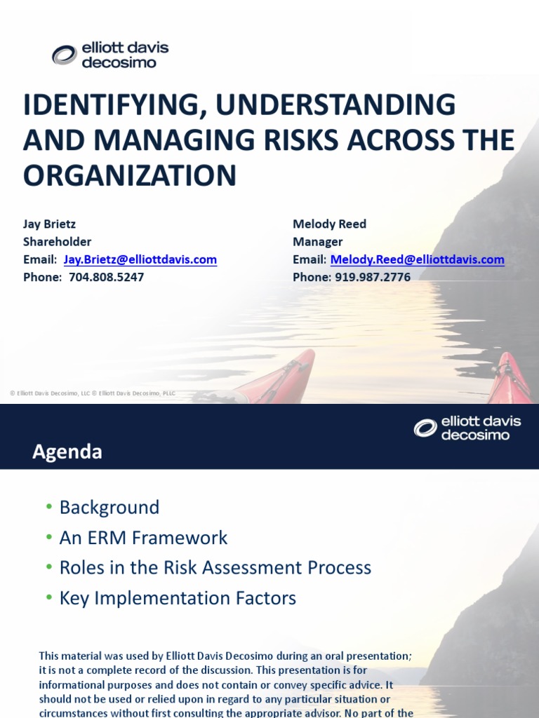 IIA Risk Management FINAL | PDF | Enterprise Risk Management | Risk ...