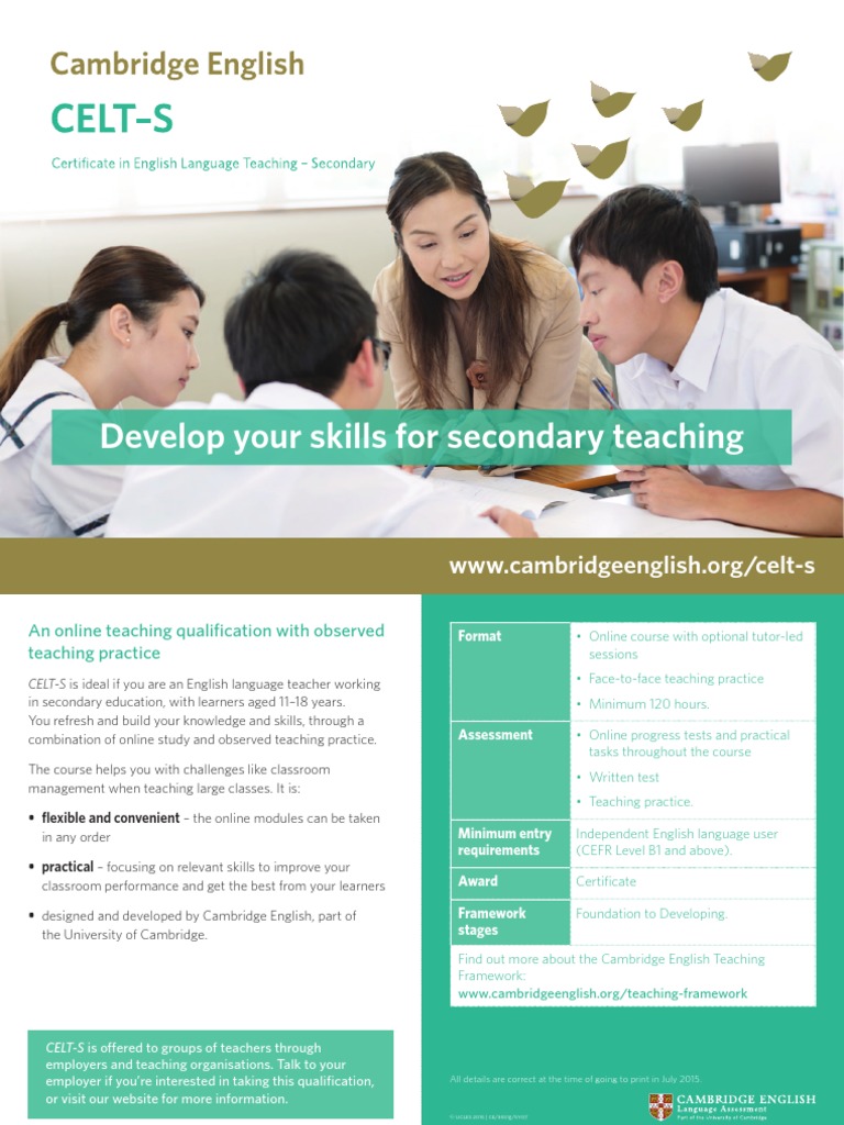 Develop Your Skills For Secondary Teaching | PDF | Teachers | Education ...