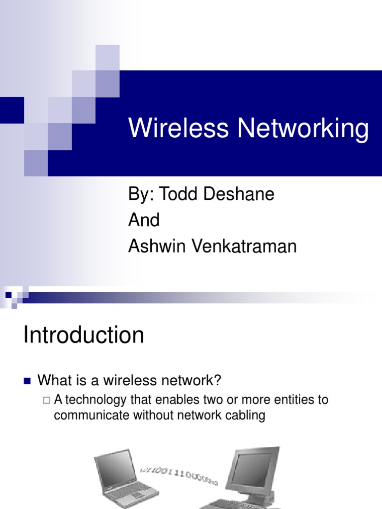 Wireless Networking | PDF | Ieee 802.11 | Wi Fi