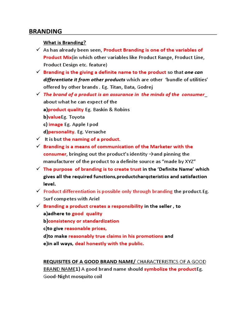 Branding: Differentiate It From Other Products Which Are Other Bundle ...