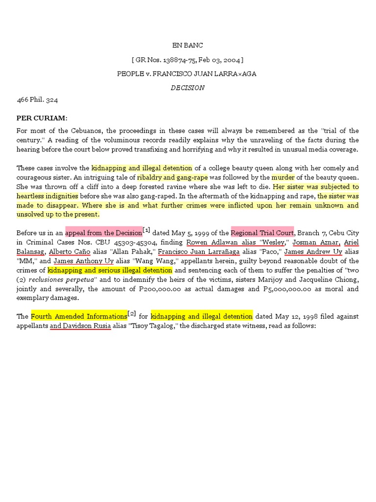 Per Curiam:: Decision | Witness | Prosecutor