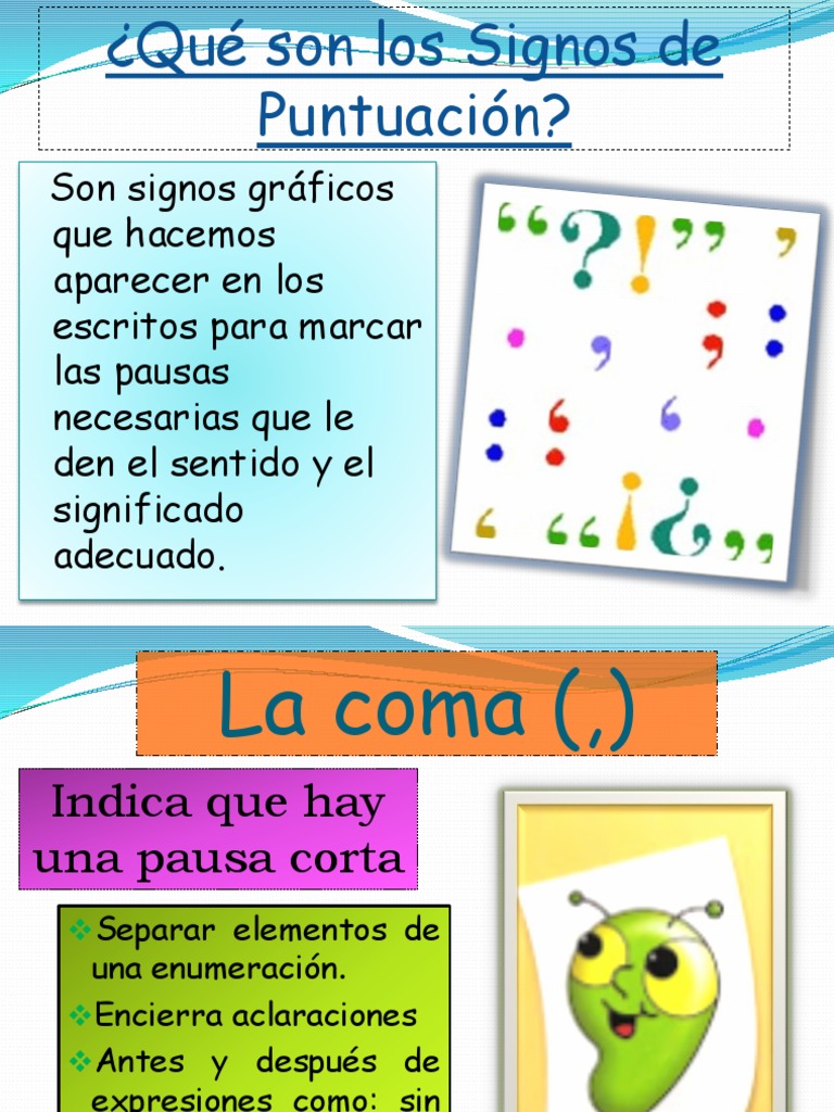 Los Signos de Puntuación | PDF | Artes del Lenguaje y Comunicación