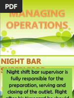 Bar Operations | PDF | Bar (Establishment) | Drink