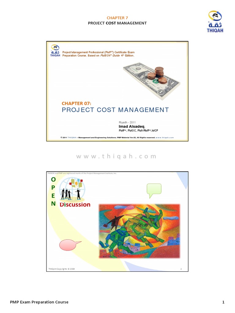 07 Cost Control | PDF | Internal Rate Of Return | Project Management