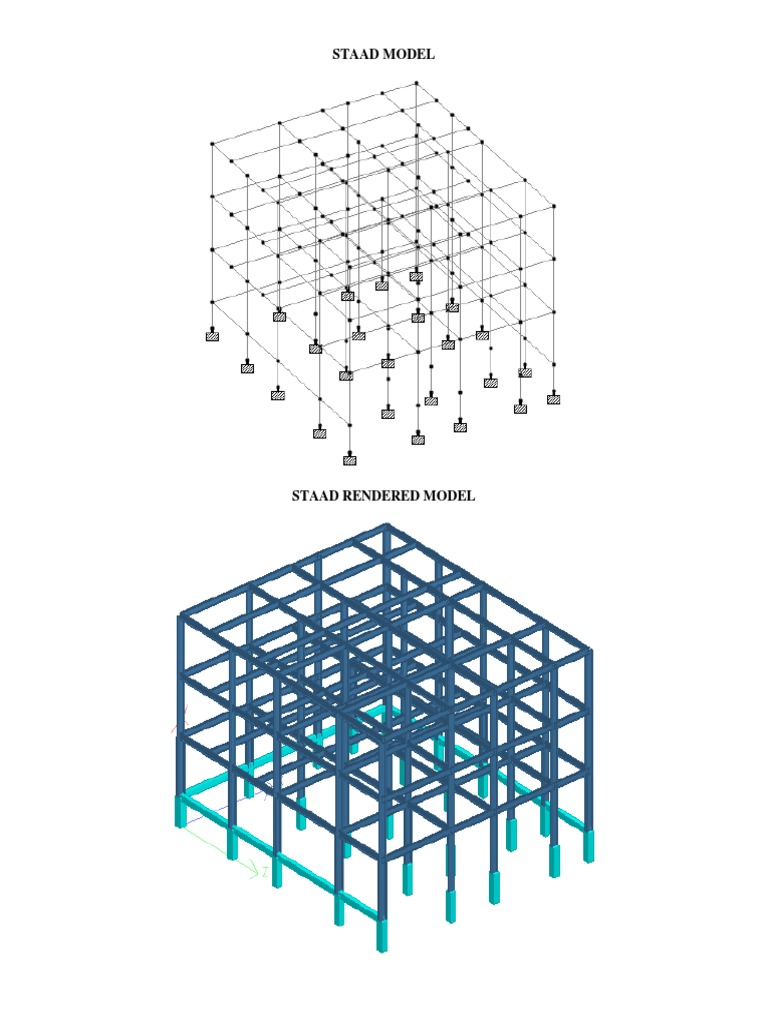 Staad Model | PDF