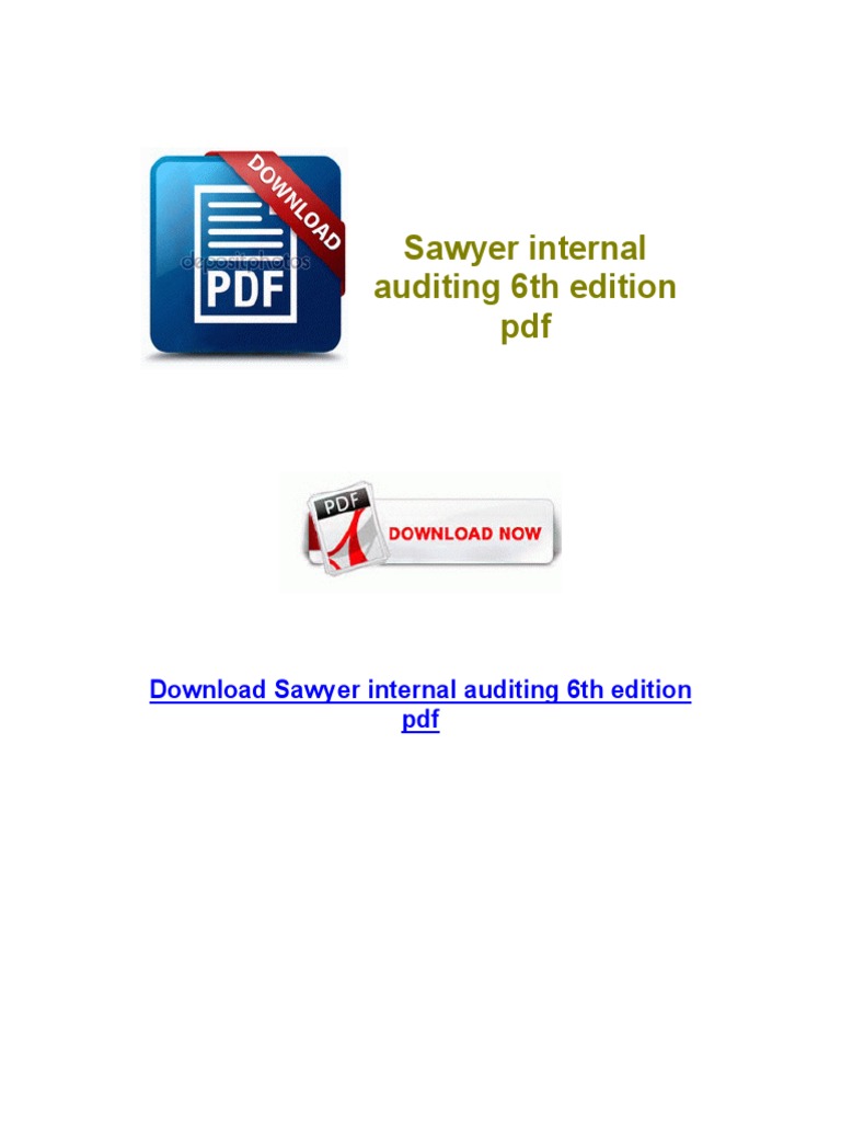 Sawyer Internal Auditing 6th Edition PDF | PDF | Computers