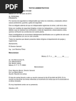 Ejemplo de Circular Informativa | PDF | Business