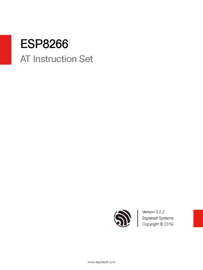 4a-Esp8266 at Instruction Set en | PDF | Transmission Control Protocol | Port (Computer Networking)