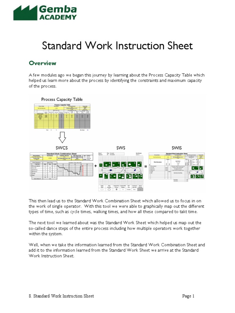 8b SWI Sheet | PDF