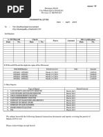 CDR F1101 Checklist | PDF | Invoice | Receipt