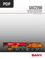 SANY - SCC 800C - 80 T | PDF | Crane (Machine) | Engines