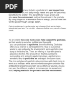 Gaushala: Structure and Standards | PDF | Cattle | Livestock