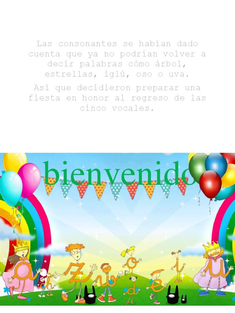 Cuento de Las Vocales | PDF