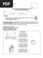 Comprension Lectora 2° | PDF