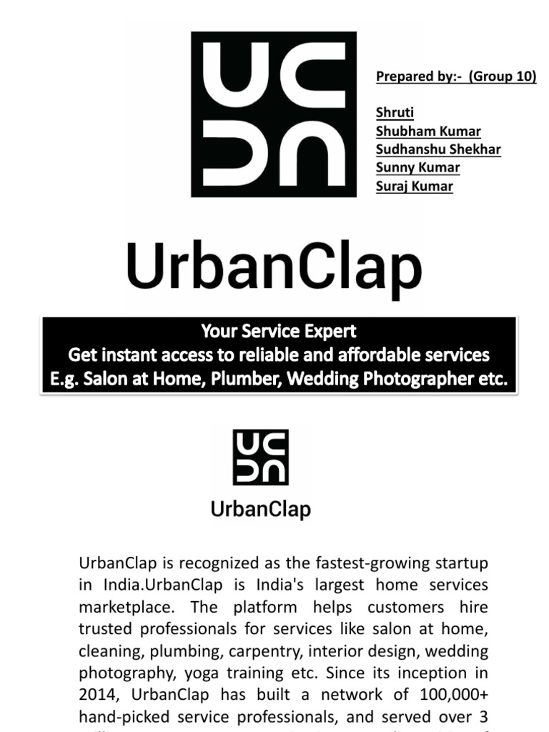 Urban Clap | PDF | Business | Economies