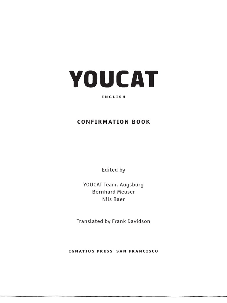 Youcat | PDF | Nothing | God