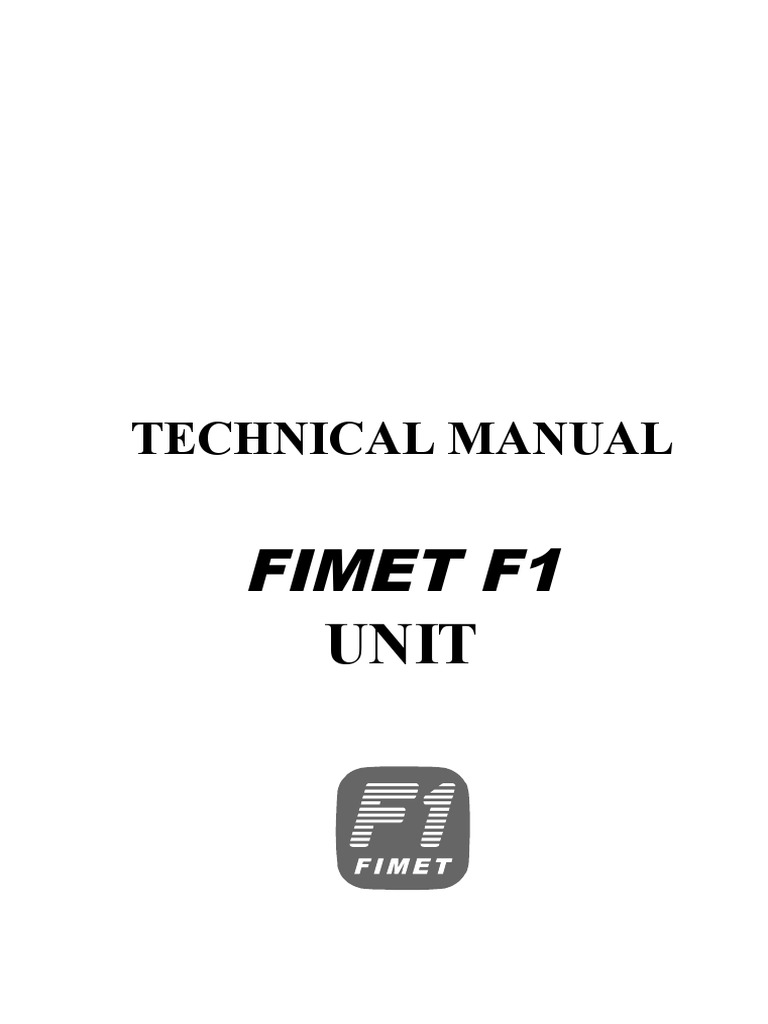 Fimet F1 Technical Manual PDF | PDF | Power Supply | Fuse (Electrical)