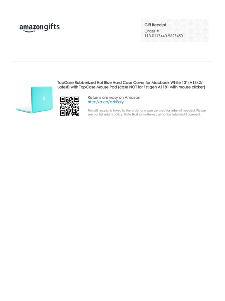 Amazon Gift Receipt | PDF