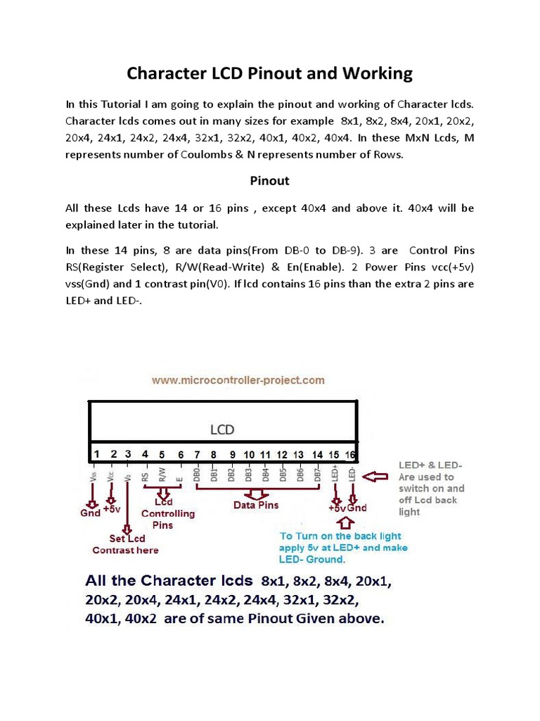 Datasheet LCD | PDF | Liquid Crystal Display | Computer Hardware