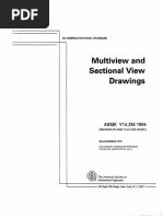 Multiview and Sectional View Drawings | PDF | Geometry | Space