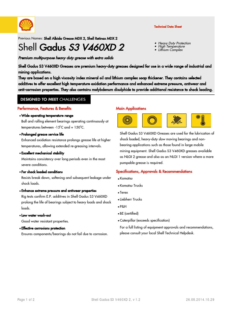Gpcdoc Gtds Shell Gadus s3 v460xd 2 (En) Tds | Download Free PDF ...