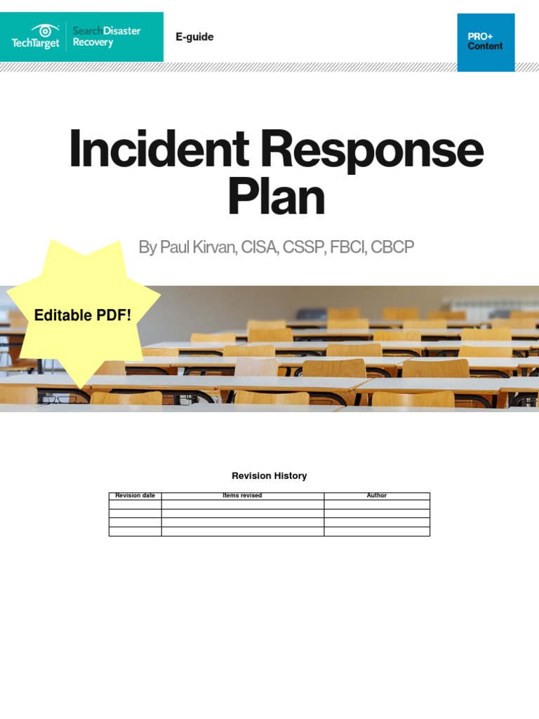 Incident Response Plan | PDF | Incident Management | Emergency