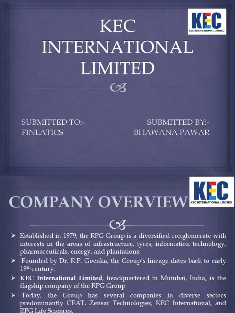 Kec International Limited | Download Free PDF | Business