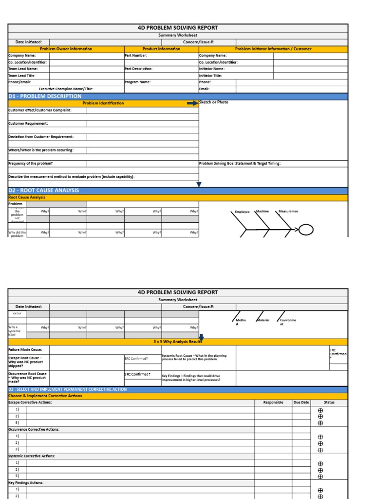 4D Form Blank FIRST Draft | PDF | Business | Computing And Information ...