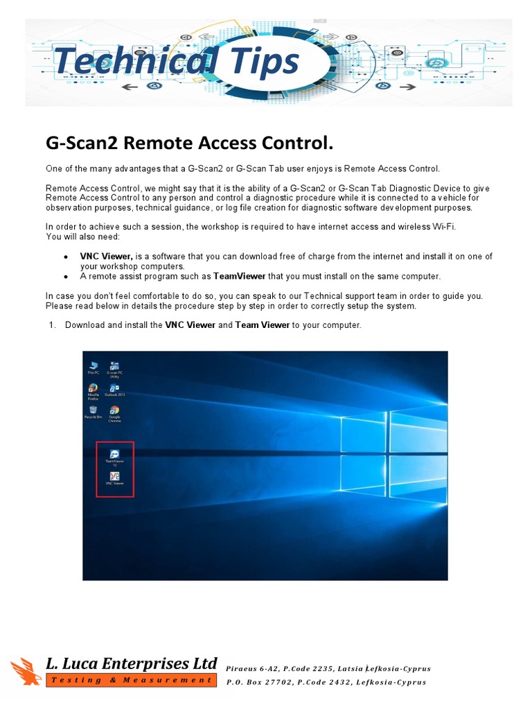 G-Scan2 Remote Access Setup Guide | PDF | Icon (Computing) | Computer ...