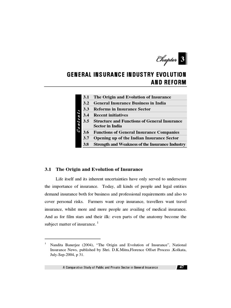 A Comprehensive Overview of the Origin, Evolution and Reforms of the ...