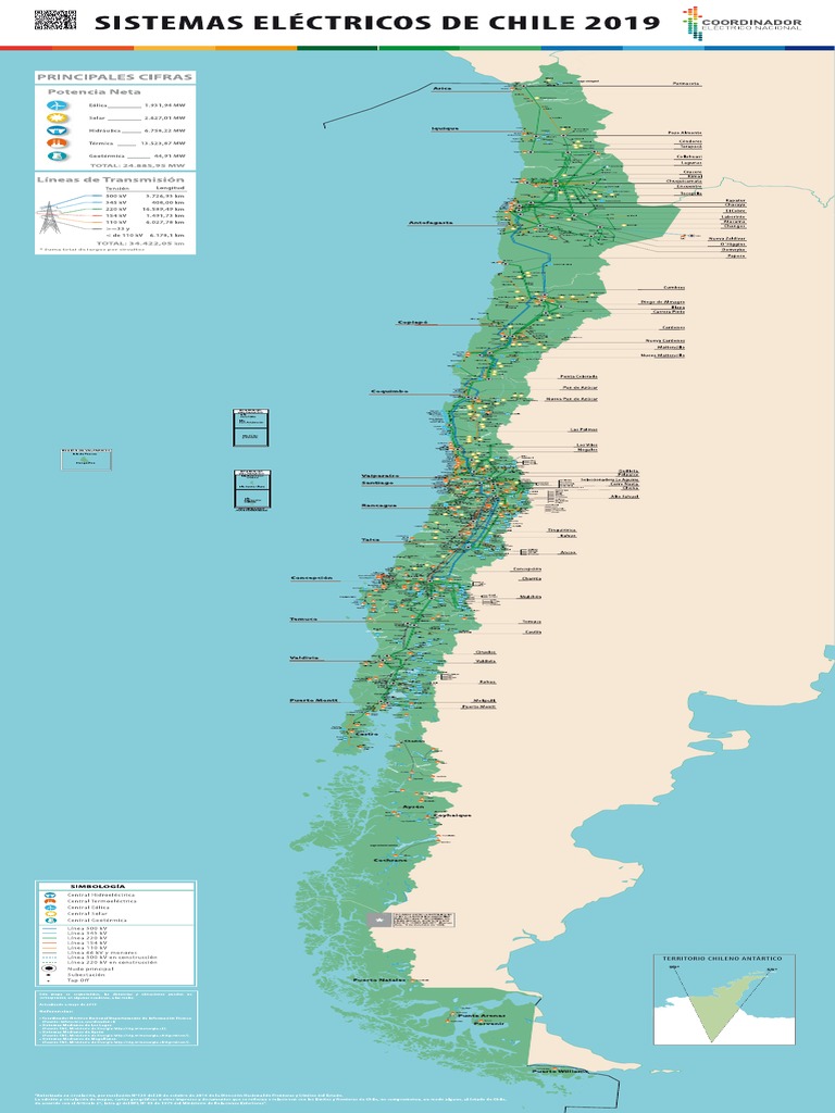 Mapa Sistema Electrico Nacional Mayo 2019 | PDF