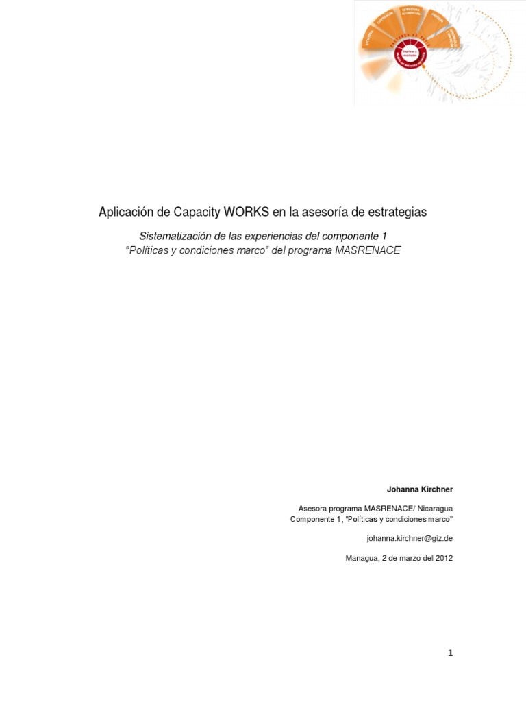 Capacity Works | PDF | Planificación | Cooperación