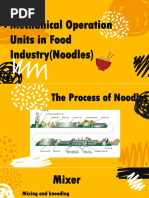 Noodle Manufacturing Process | PDF | Noodle | Chemistry