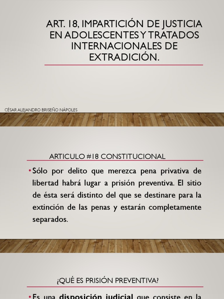 Articulo 18 | PDF | República | Estado (política)